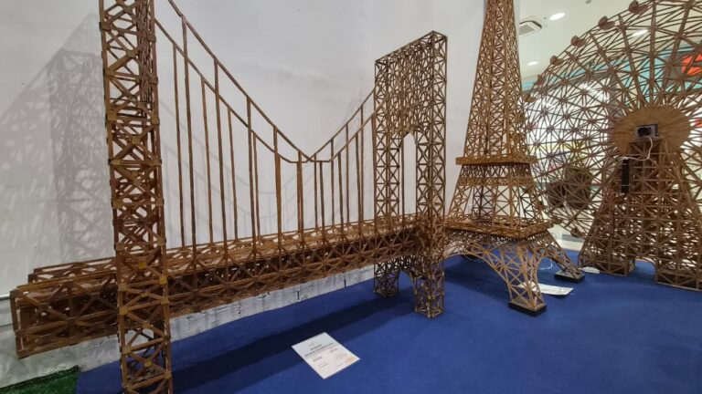 Suzano Shopping recebe exposição de esculturas gigantes com palitos de ...